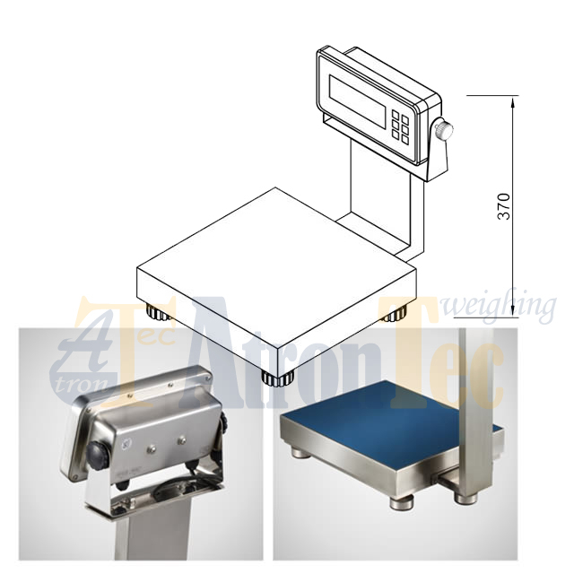 Full Stainless Steel Structure Electronic Weighing Scale, Waterproof ...