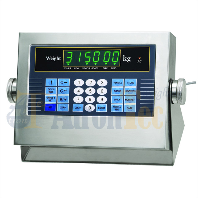 Green LED Display Stainless Steel Weighbridge and Truck Scales ...