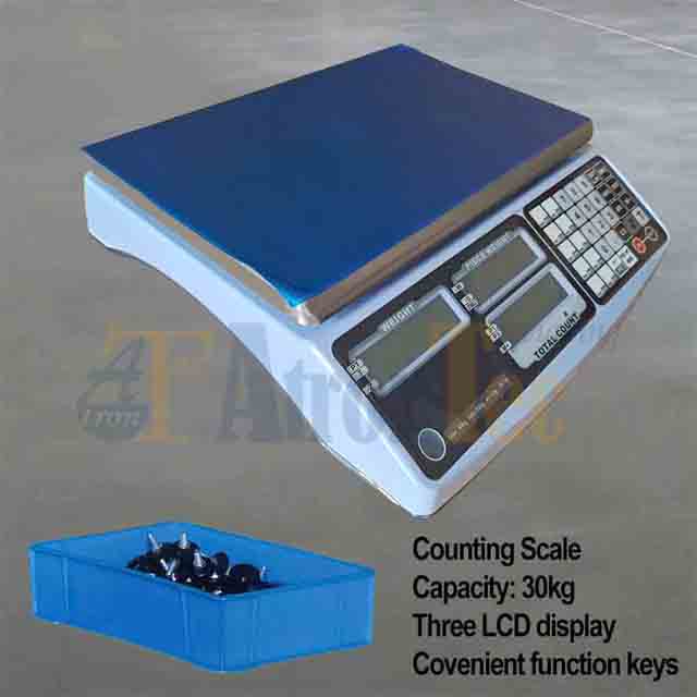 Large Platform Electronic Counting Scale with Piece Weight Memory from ...