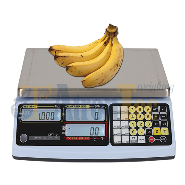 LCD Display Electronic Price Computing Scale with PLU - Buy CPT10 price ...